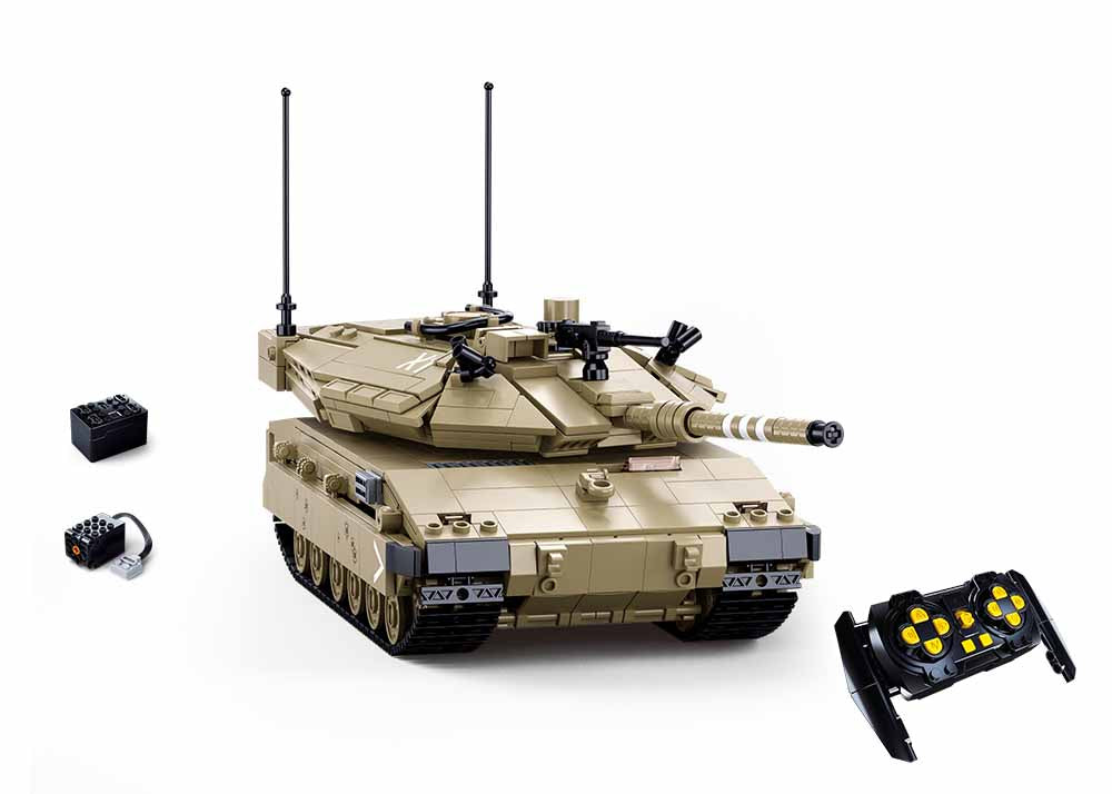 Large Merkava MK4 Modern Battle Tank M38-B1022 - Lego Set - Battle ...