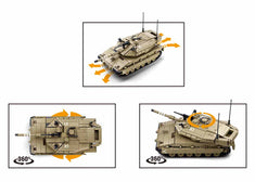 Large Merkava MK4 Modern Battle Tank M38-B1022 - Lego Set - Battle ...
