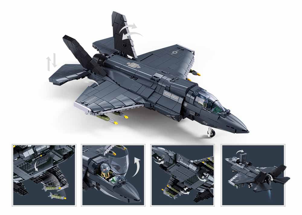F-35 Lightning US Advance Stealth Fighter - Sluban B1361 | Sluban North ...