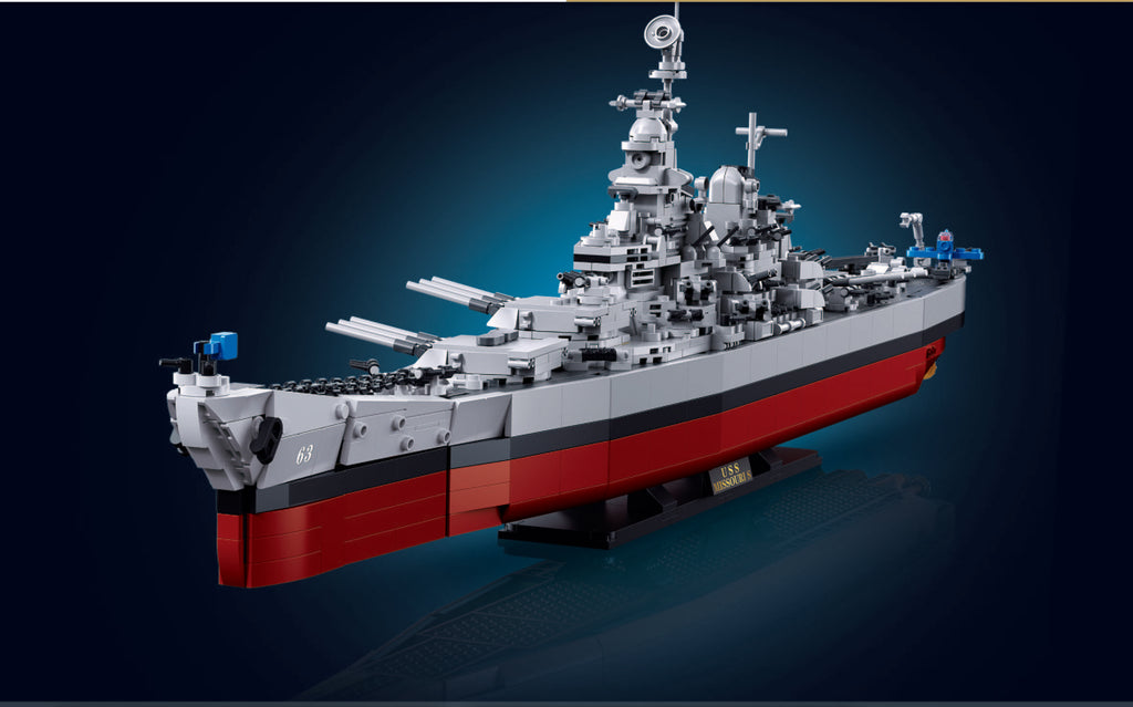 USS Missouri WW2 Battleship 1/350 Scale Set - 1849 pieces ( M38-B1102 ...