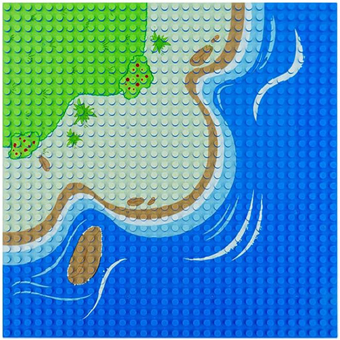 Ocean / Beach Base Plates - 25 x 25 cm | Sluban North America