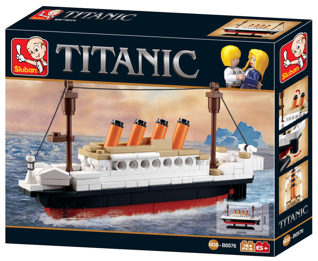 Mini TITANIC Set M38-B0576 (16 CM / 6.5 INCH LONG) | Sluban North America