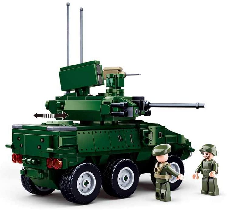 Sluban LAV Armored Vehicle - All Terrain Tank - 384 Pieces - M38-B0753 ...
